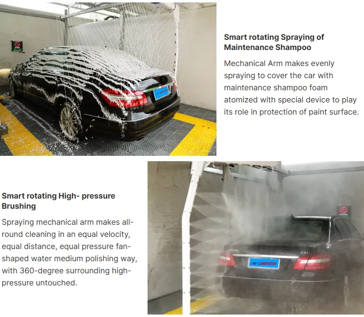 Two arms Touchless Automatic Car Wash Machine