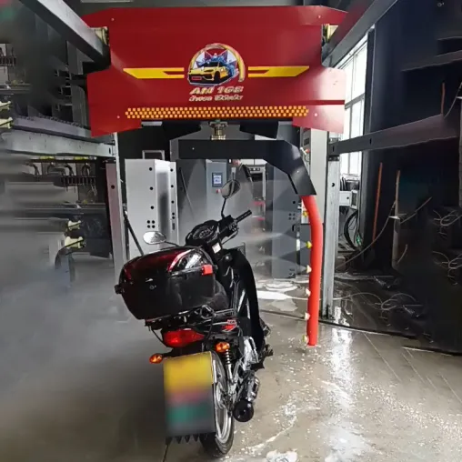 Automatic Motorcycle Washer | High-Pressure Spray & Smart Brushing | 5 ...