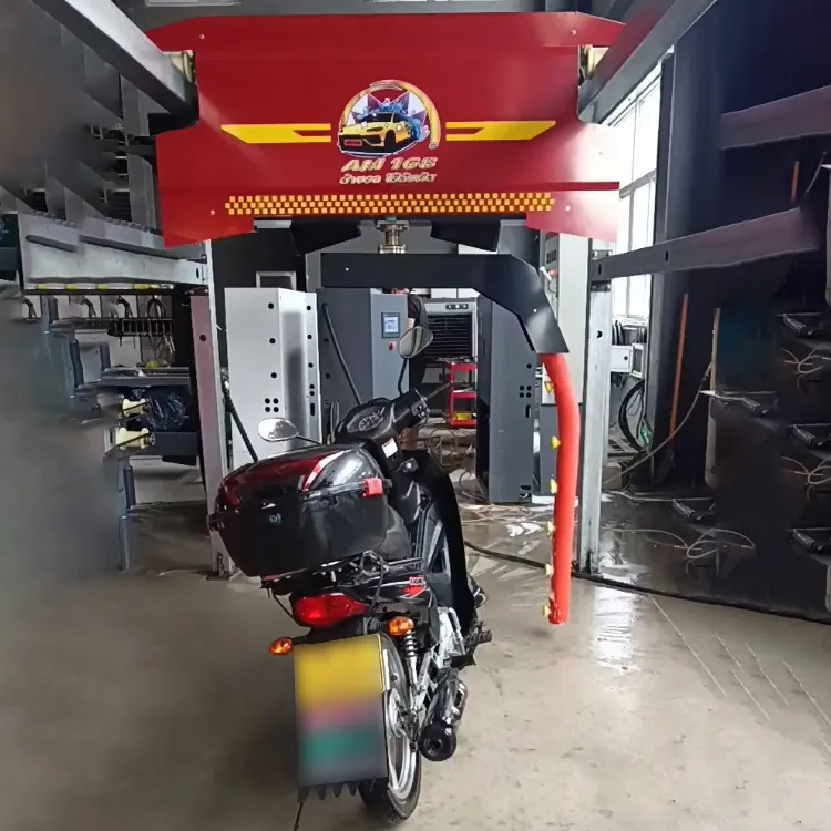 Automatic Motorcycle Washer | High-Pressure Spray & Smart Brushing | 5 ...