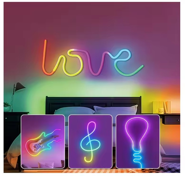 LED lights neon RGBIC lights with APP