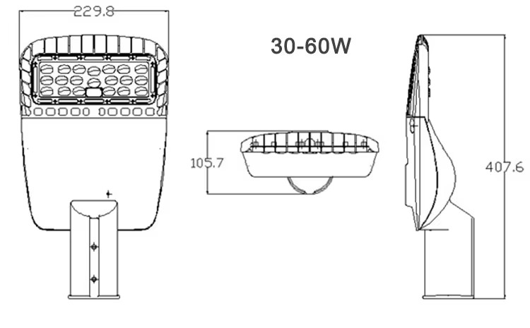 LED 220V street lights - Available in 50W-200W
