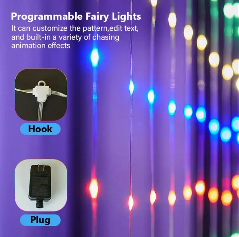 LED curtain light with APP Controller