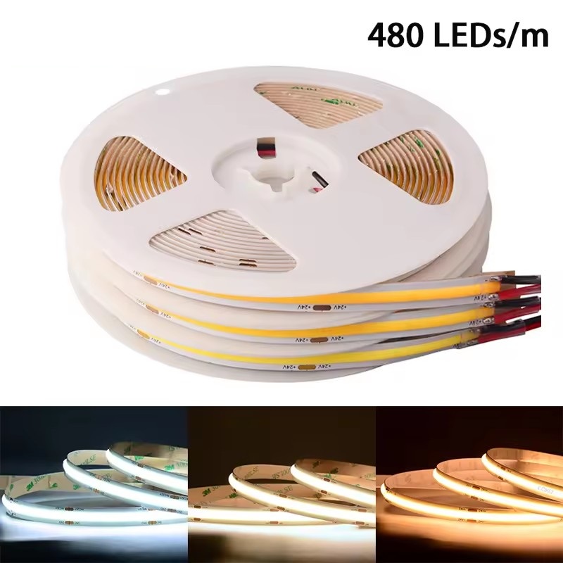 12v flexible cob led strip lights