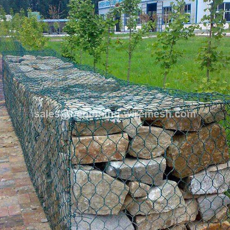 PVC Gabion Mesh Gabion Box