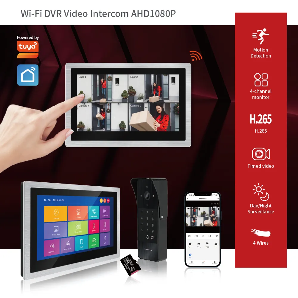 Wi-Fi DVR Video Intercom AHD1080P