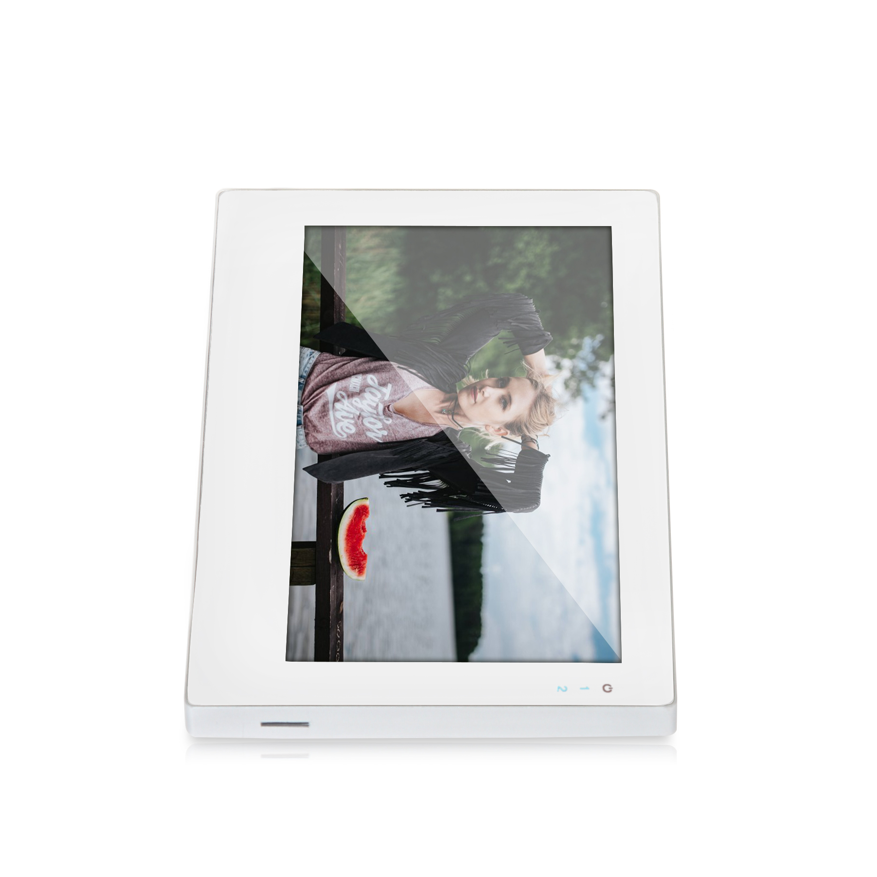 2-wire IP video door phone intercom system 7-inch indoor monitor