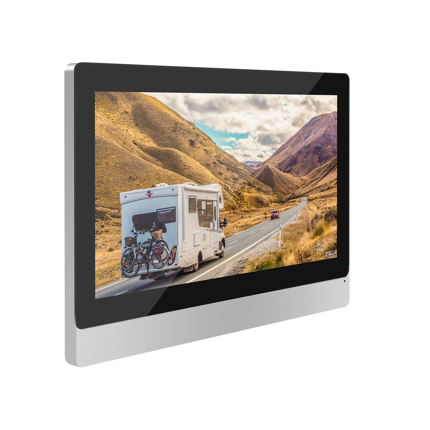 2-wire IP video door phone intercom system 9-inch indoor monitor