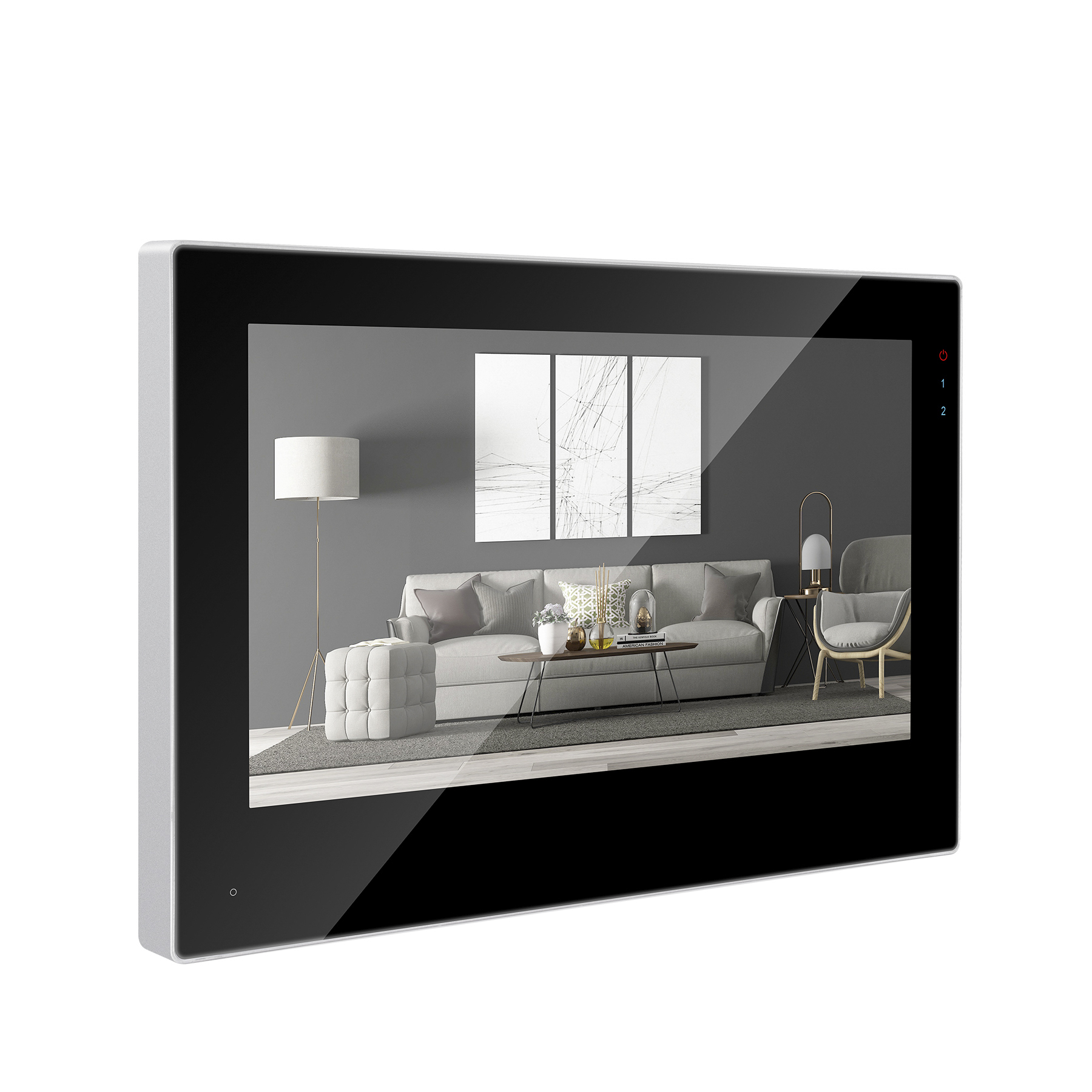 2-wire IP video door phone intercom system 7-inch indoor monitor