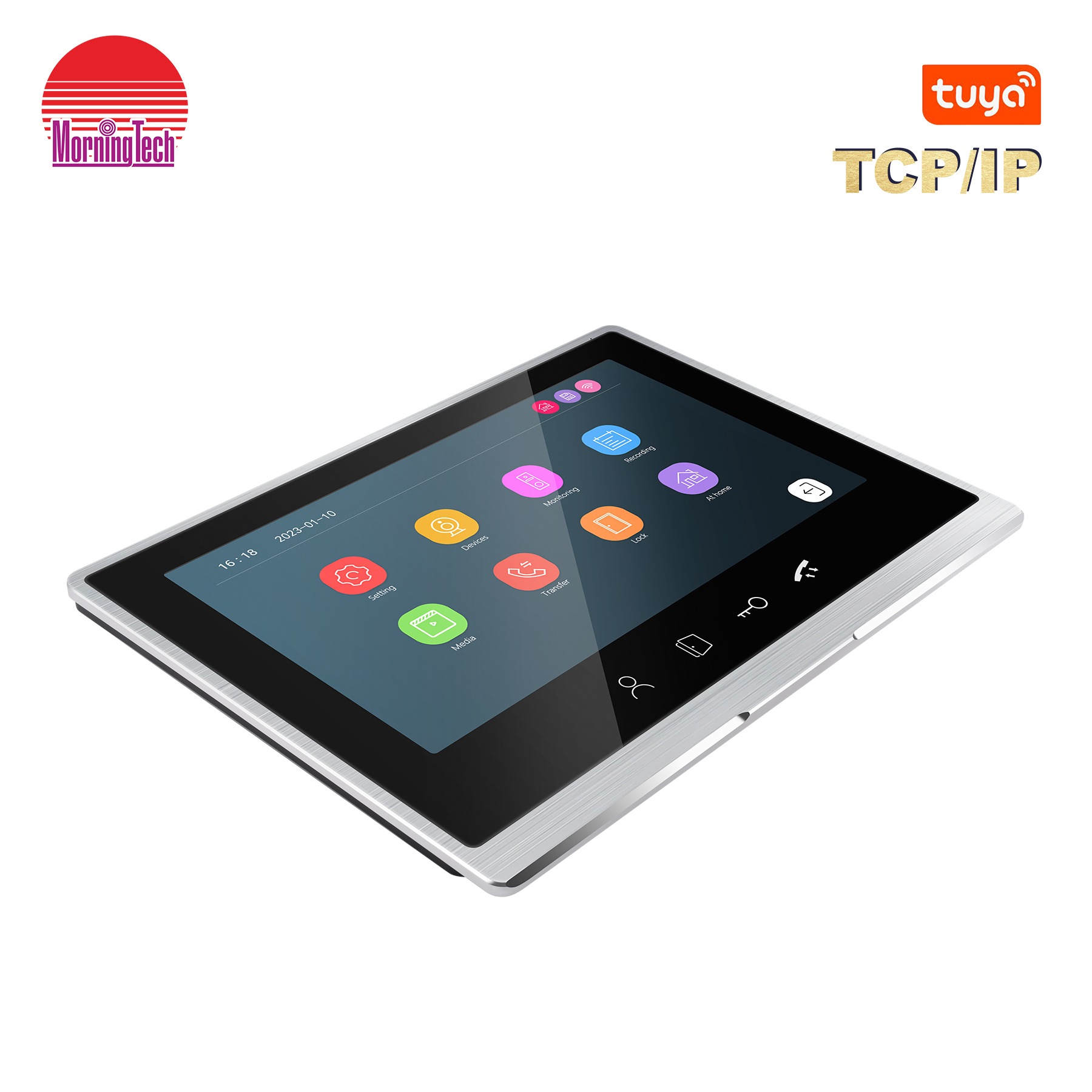 TCP/IP video door phone intercom system 10.1-inch sensor button TCP/IP video door phone intercom system 10.1-inch sensor button