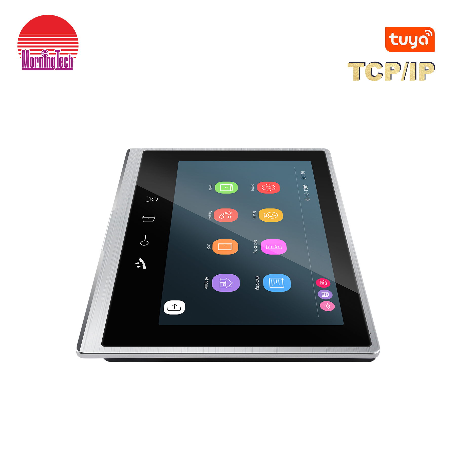 TCP/IP video door phone intercom system 10.1-inch sensor button TCP/IP video door phone intercom system 10.1-inch sensor button