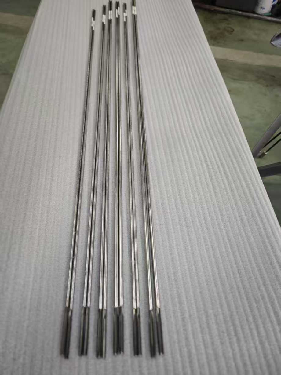 Brazed carbide tip pull bore reamer