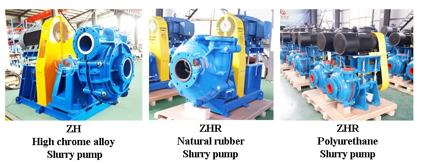 How to choose common materials of slurry pump