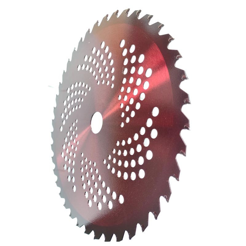 Durable Red Coating Grass Cutting Circular Saw Blades – 230MM & 255MM