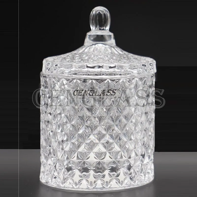 Glass Covered Storage Jar Wholesale