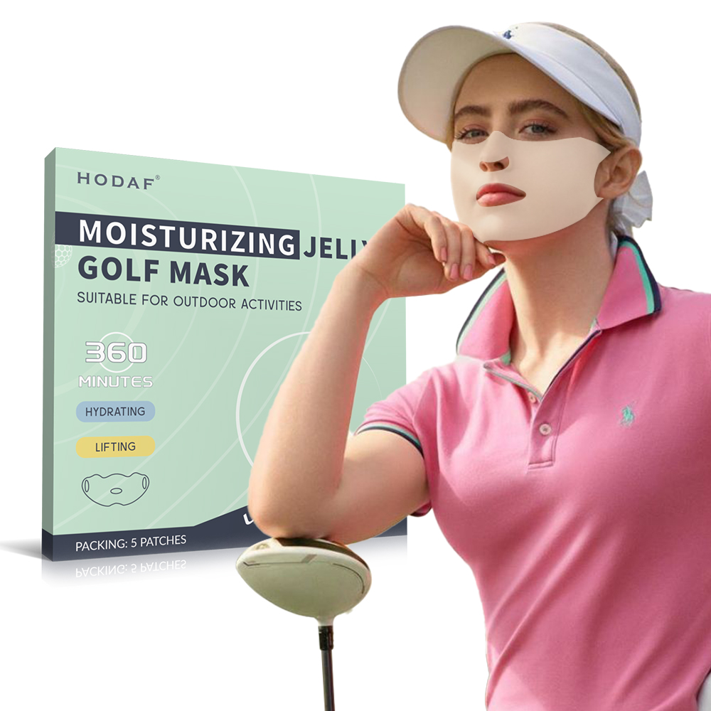 High Quality Golf Sports Facial Hydrogel Under Skin Mask