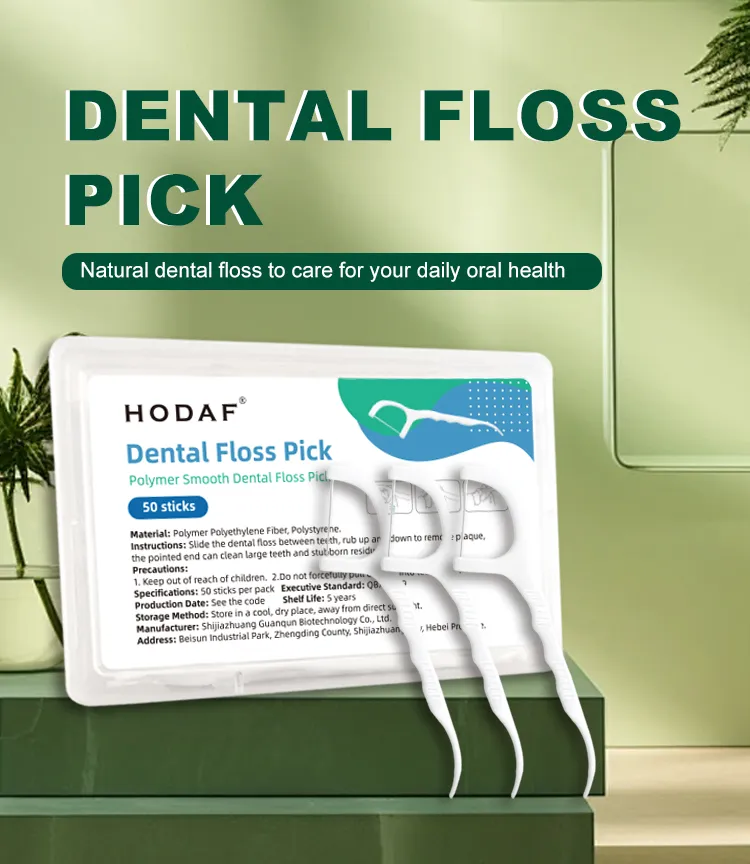 Disposable Teeth Dental Floss Picks