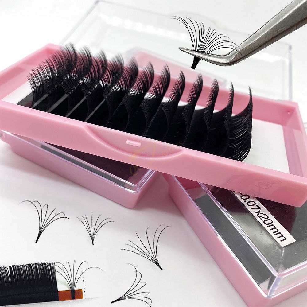0.05mm C D Easy Fanning eyelash extensions