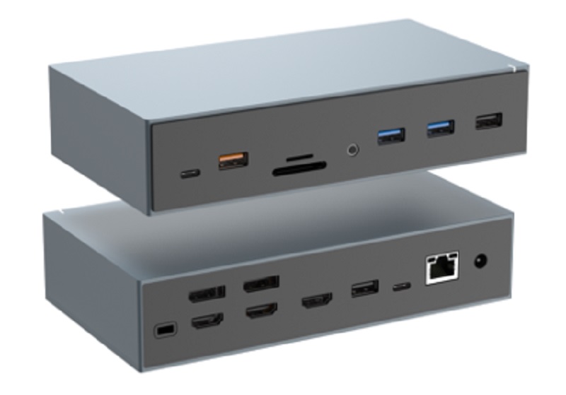 DK1102 DisplayLink 3*HDMI+2*DP Docking Station