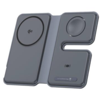 Qi2 3-in-1 Foldable Magnetic Wireless Charger