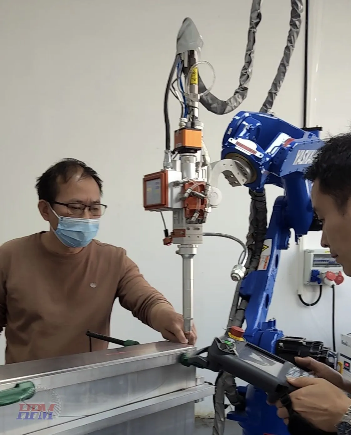 Robot laser welding