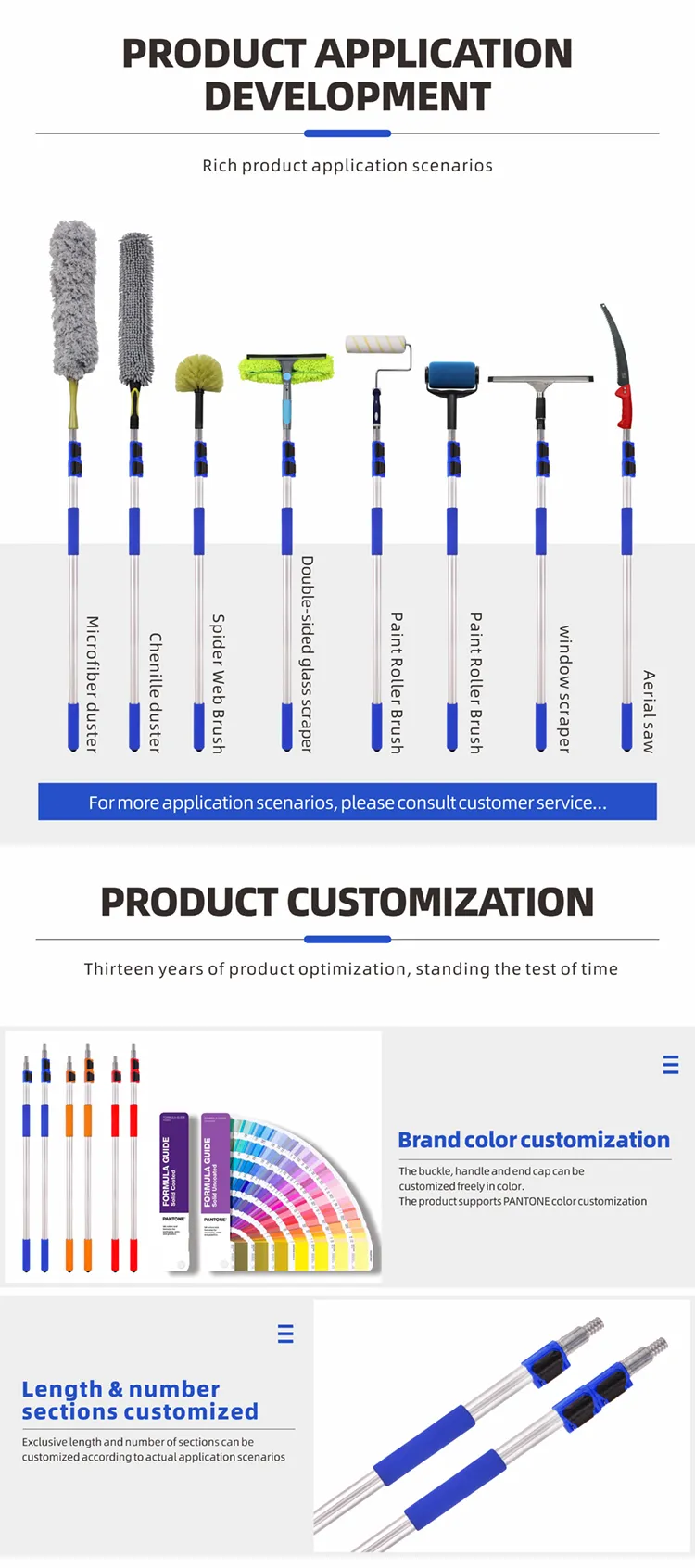 Telescopic Duster, Extendable Duster, Duster With Extension Pole