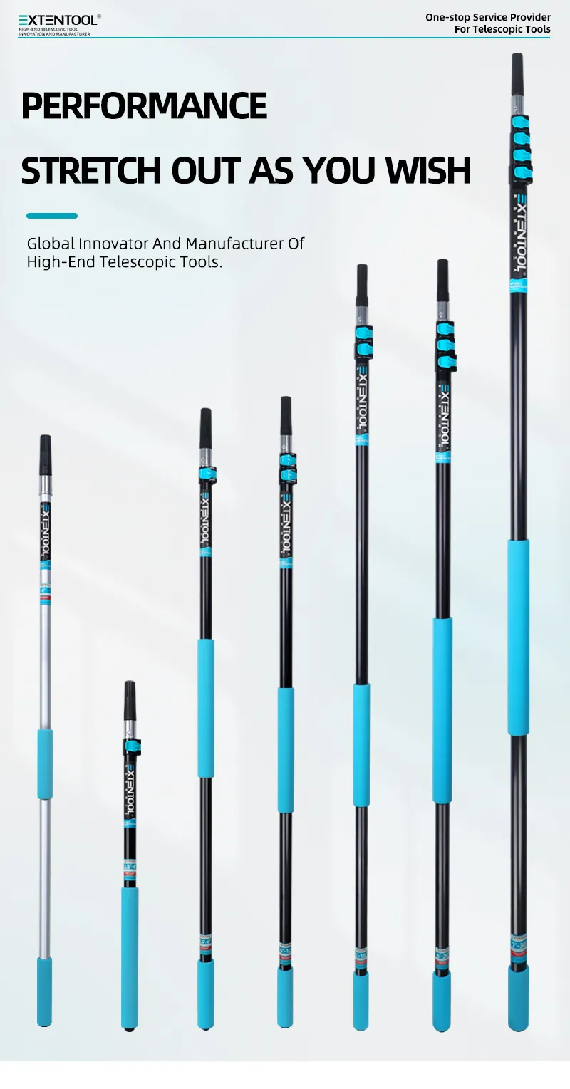 Aluminum Telescopic Pole - Adjustable High Reach Tool