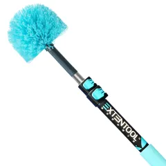 Multipurpose Cobweb Brush with Extension Pole for High Ceiling Cleaning