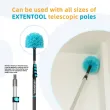 Multipurpose Cobweb Brush with Extension Pole for High Ceiling Cleaning