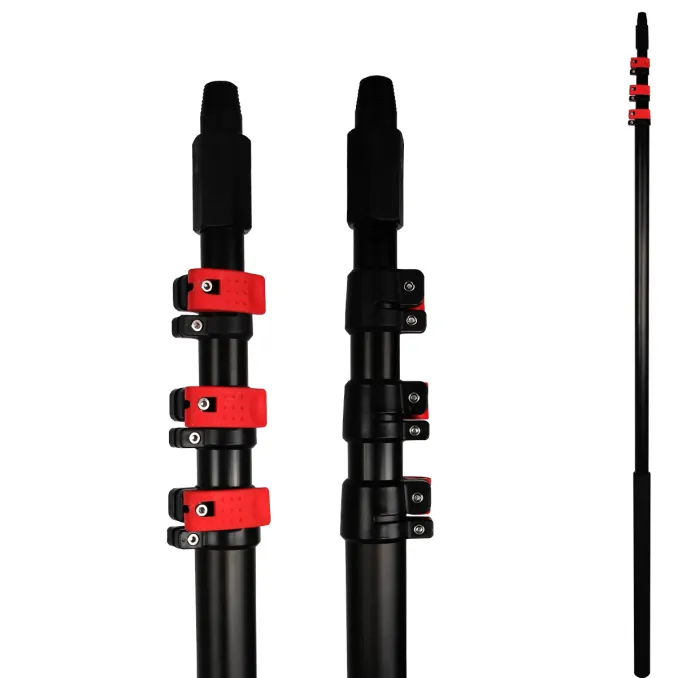 Adjustable Aluminum Telescopic Extension Pole for Fruit Picking & More