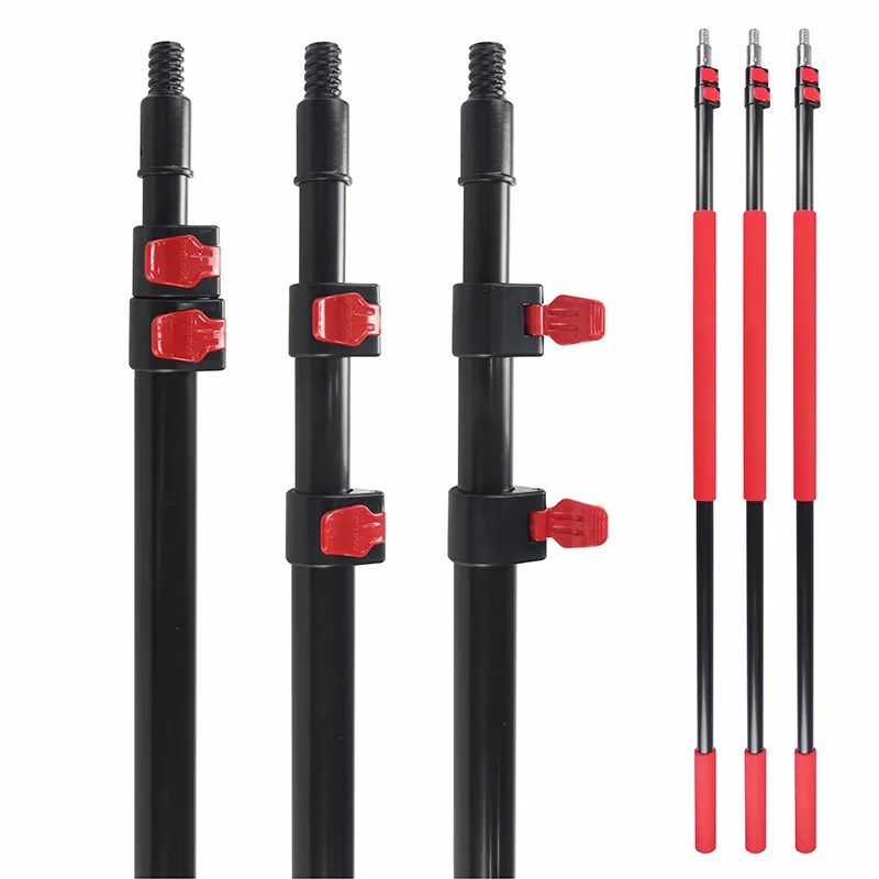 Adjustable Aluminum Paint Roller Extension Pole for Cleaning & Gardening