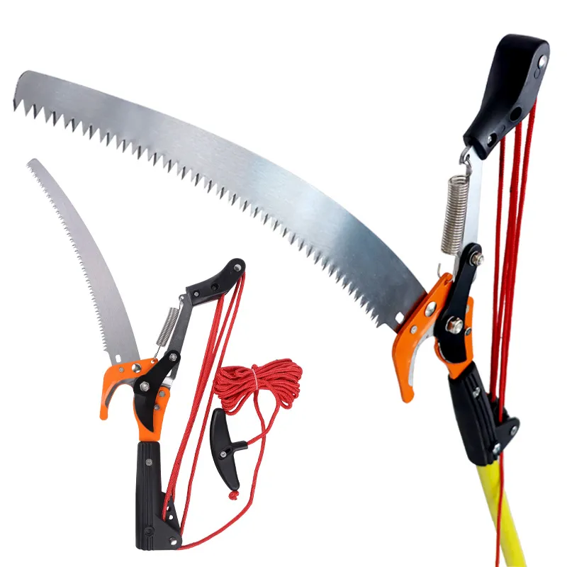 Customizable 2.35m Fiberglass Pole Pruner for High Branch Cutting.