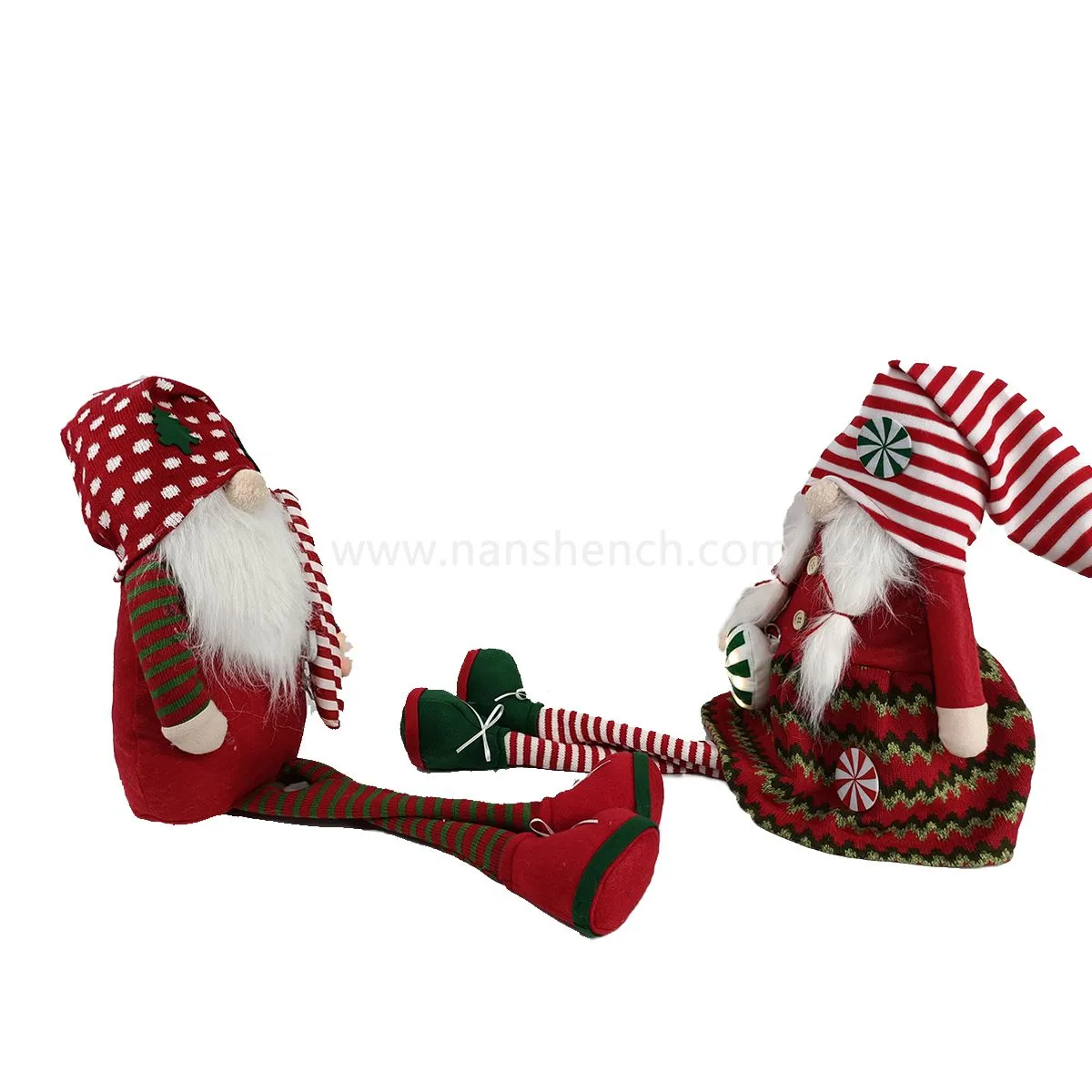 Sitting Christmas Gnome Set, Christmas Gnomes