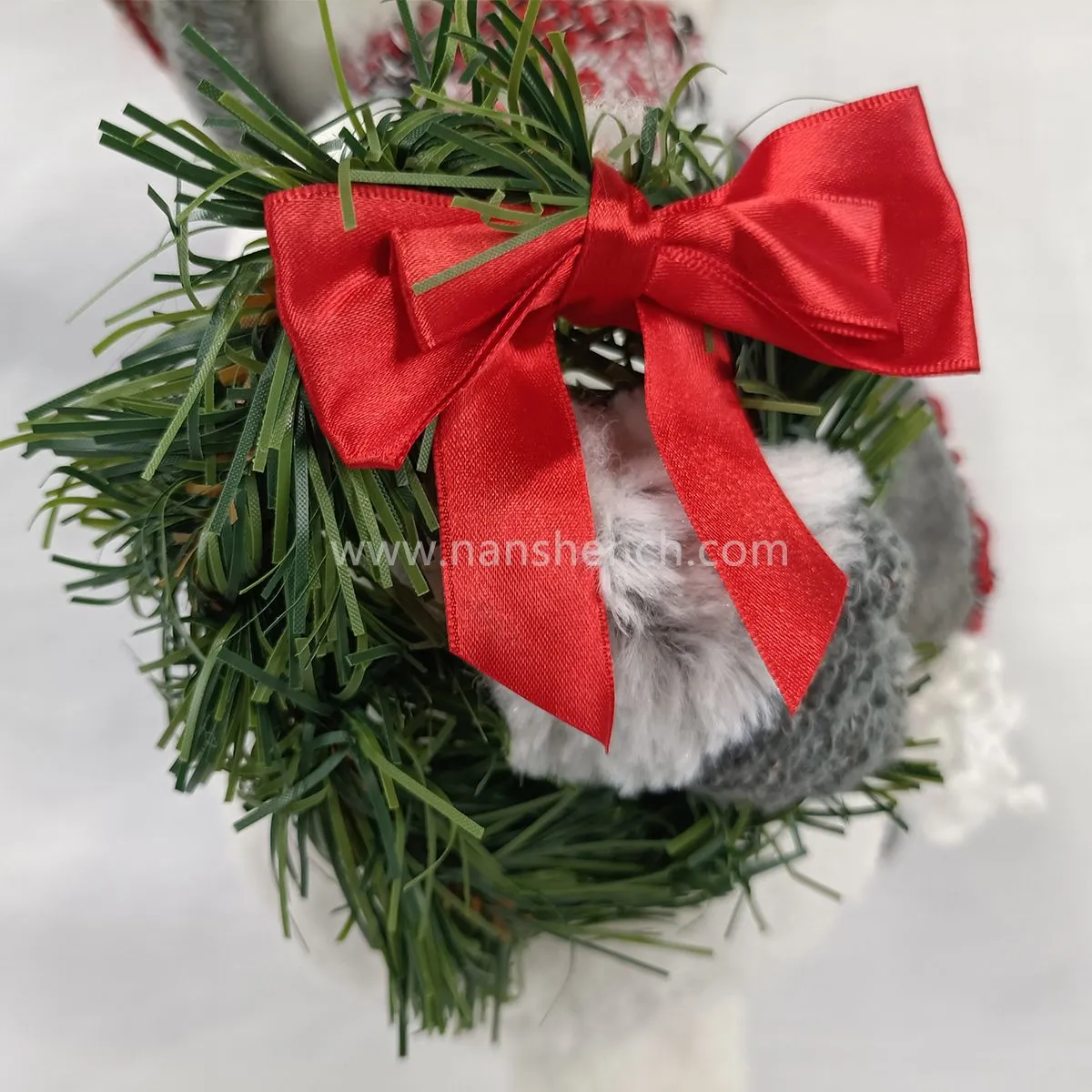 Christmas Standing Snowman Stretch Legs