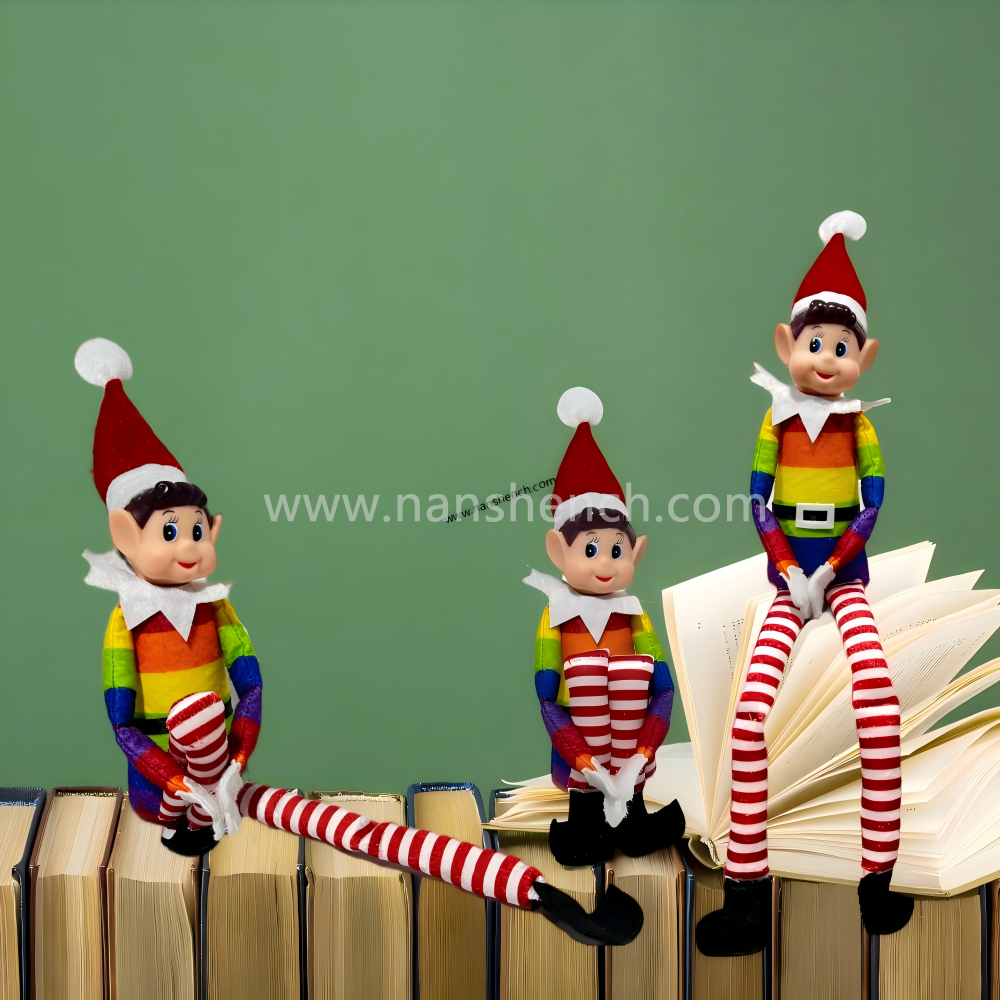 Develop and Produce Christmas rainbow Elf DIY Elf Sitting Elf christmas ...