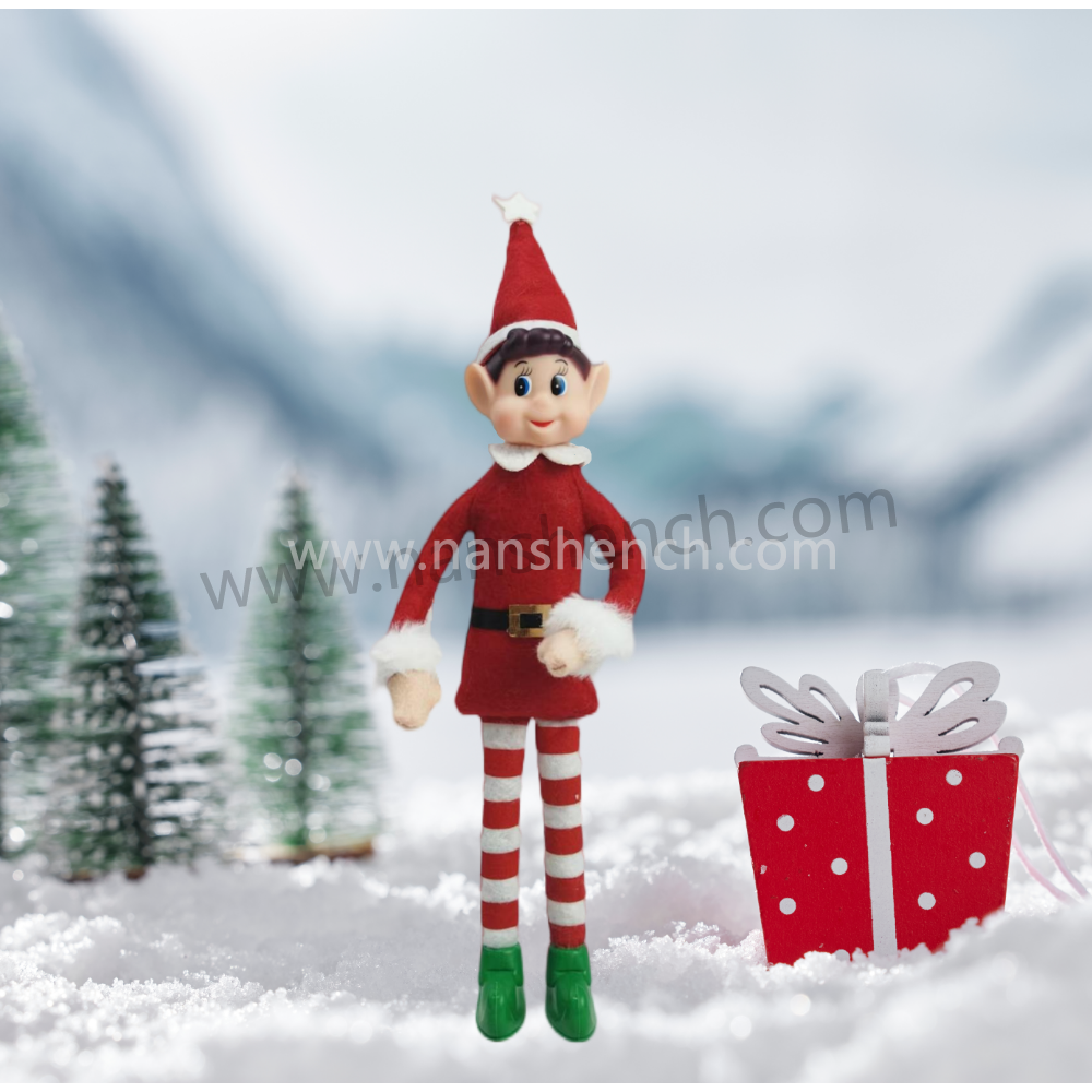 Development and production of Christmas elves standing elves DIY elf ...