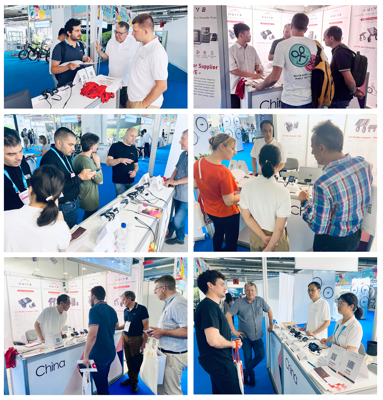 HUIYE showcases the latest bike computers with multi-functions at ...