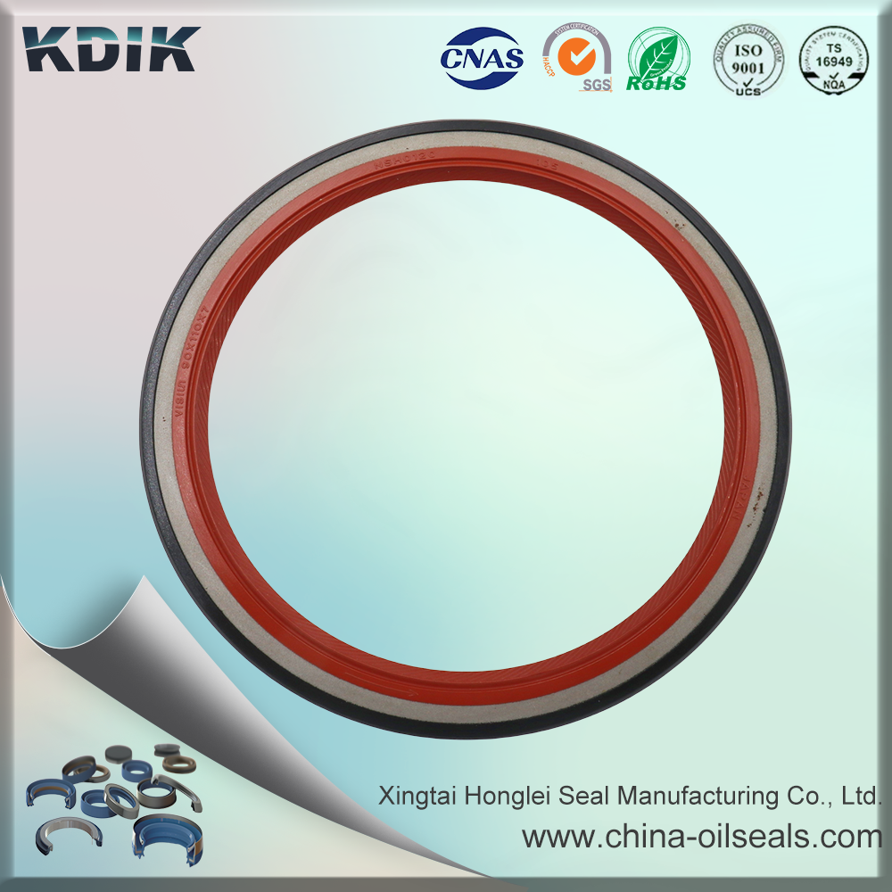 90*110*7 Rear Crank Shaft Seal FKM Material Oil Seal 01702002 for Peugeot