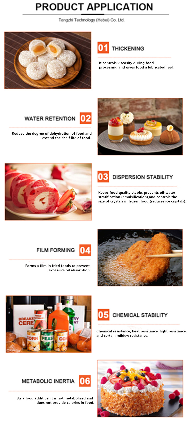 CMC carboxymethyl cellulose sodium for food additives