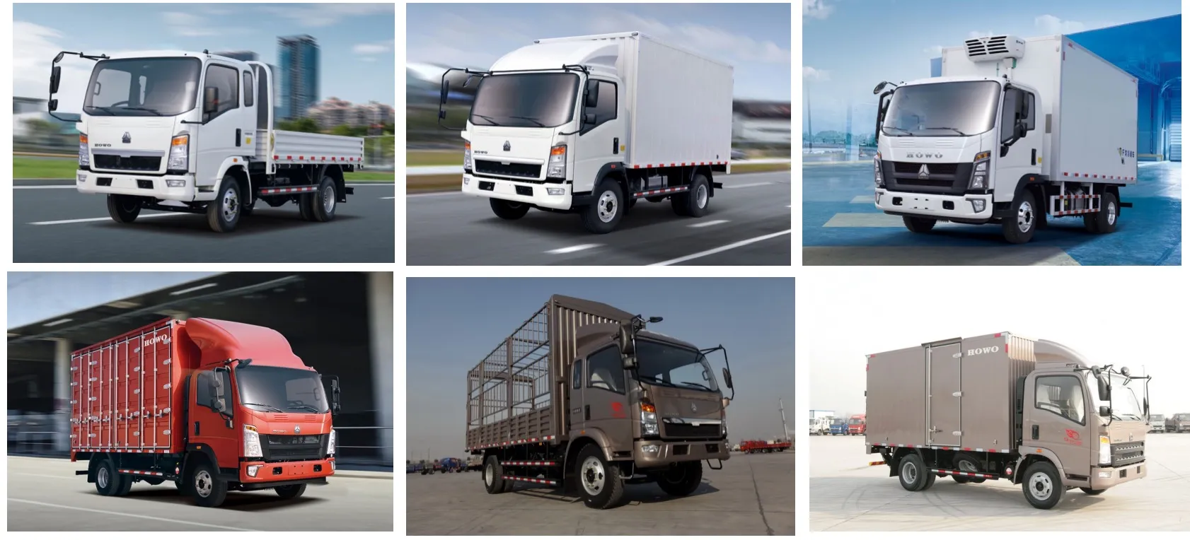 SINOTRUK HOWO 4x2 Light Cargo Truck SINOTRUK HOWO 4x2 Light Cargo Truck