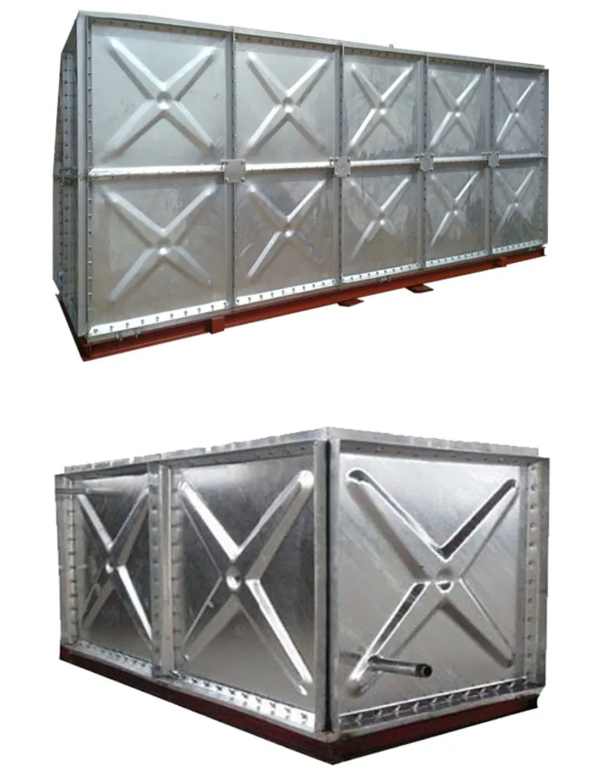 Galvanized steel water tank