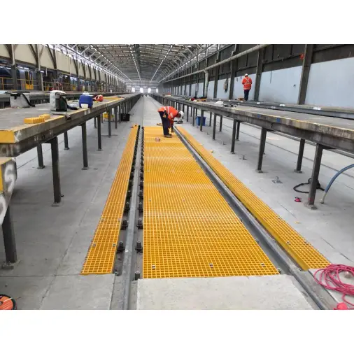 Fiberglass reinforced plastic grid molded frp grating