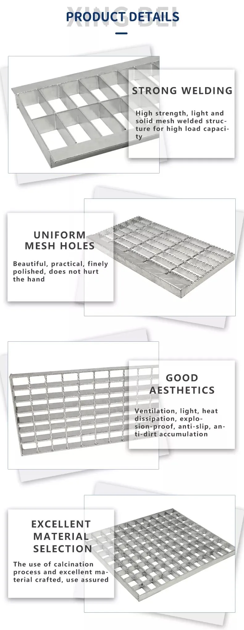 Hot Dipped Galvanized Grating