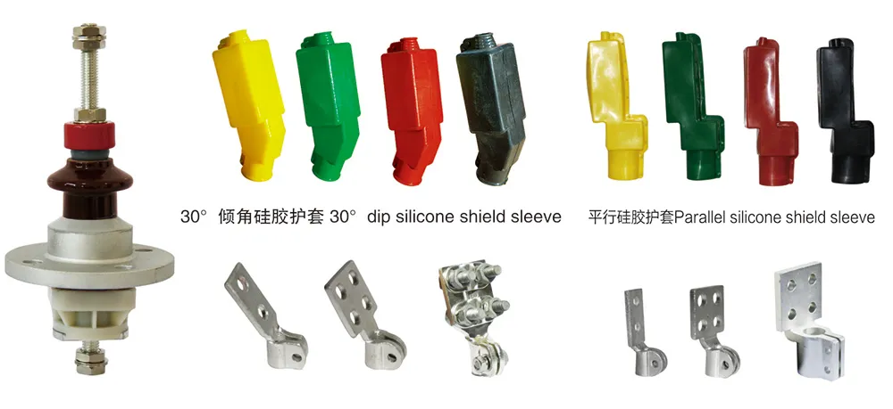 Aluminum flanged porcelain bushing (1kV/315~1250A screw connected bushing)