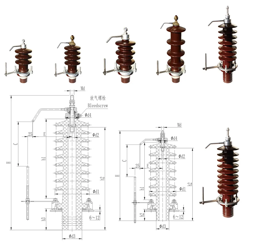 Lightning protection bushing (10~35kV/250~315A)