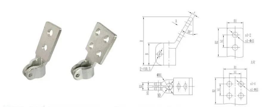copper flag temianl for transformer bushing