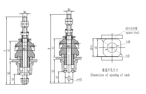 Low Voltage EN Standard Transformer Porcelain Bushing 1kV/250A 630A ...