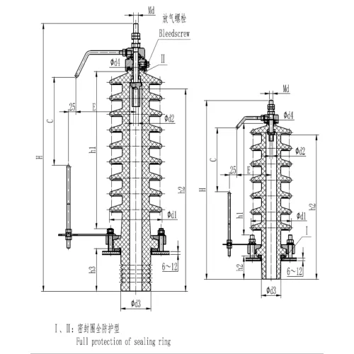 manufacturer Transformer Porcelain Bushing 24KV 250A Lightning ...