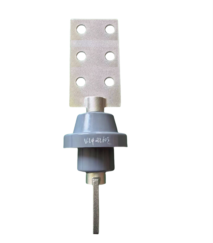 ANSI Grey Red epoxy resin bushing for transformer 6hole 1.2KV