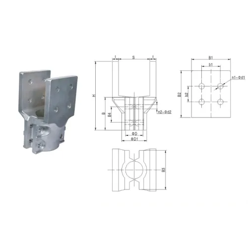 Flag Teminal for transformer bushing U-shaped terminal bushings