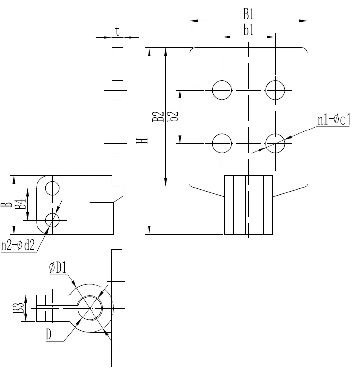 Flag Teminal for transformer bushing 630A 800A 1000A 1250A 2000A ...